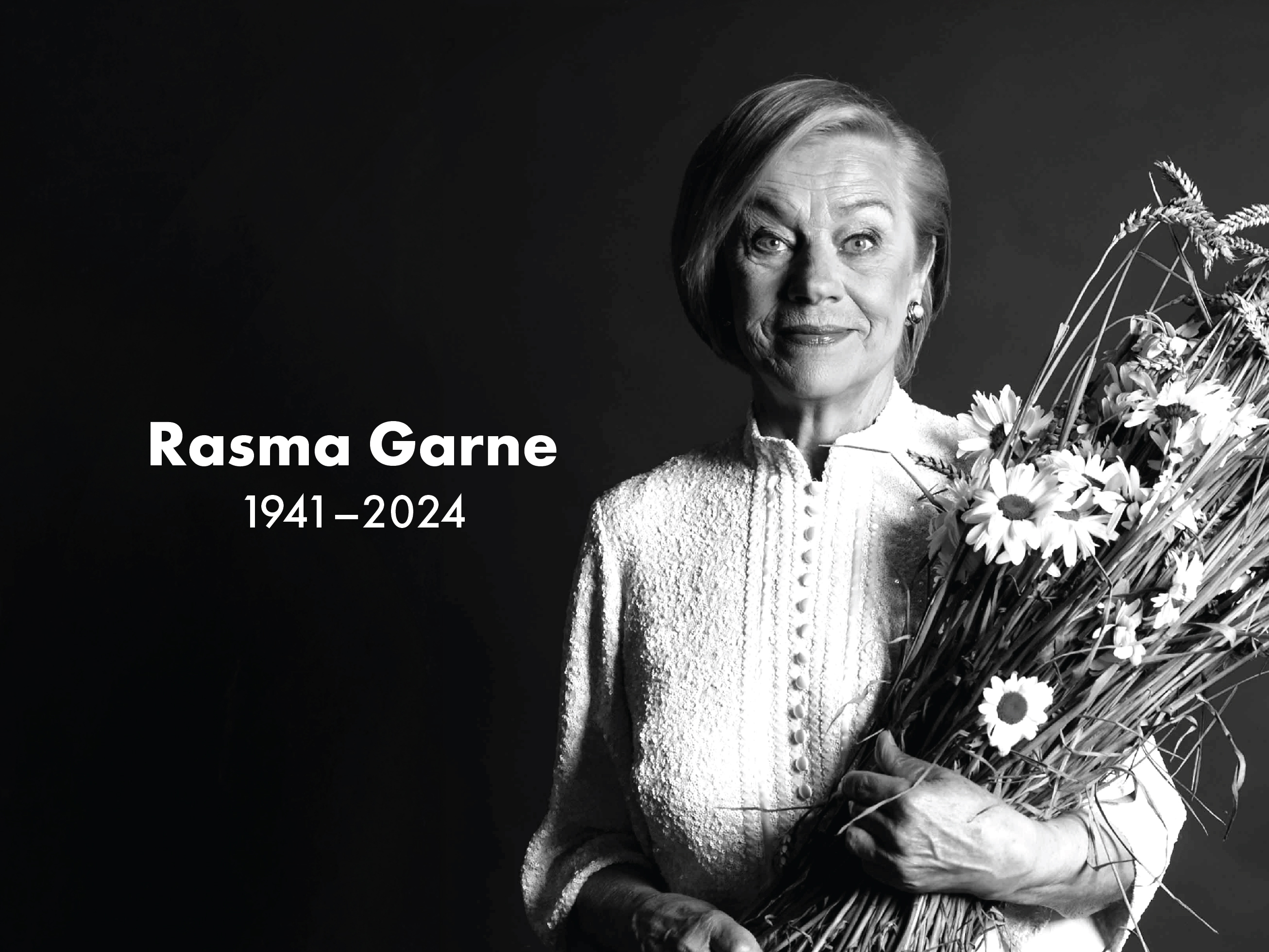 Mūžībā devusies aktrise Rasma Garne — Latvijas Nacionālais teātris